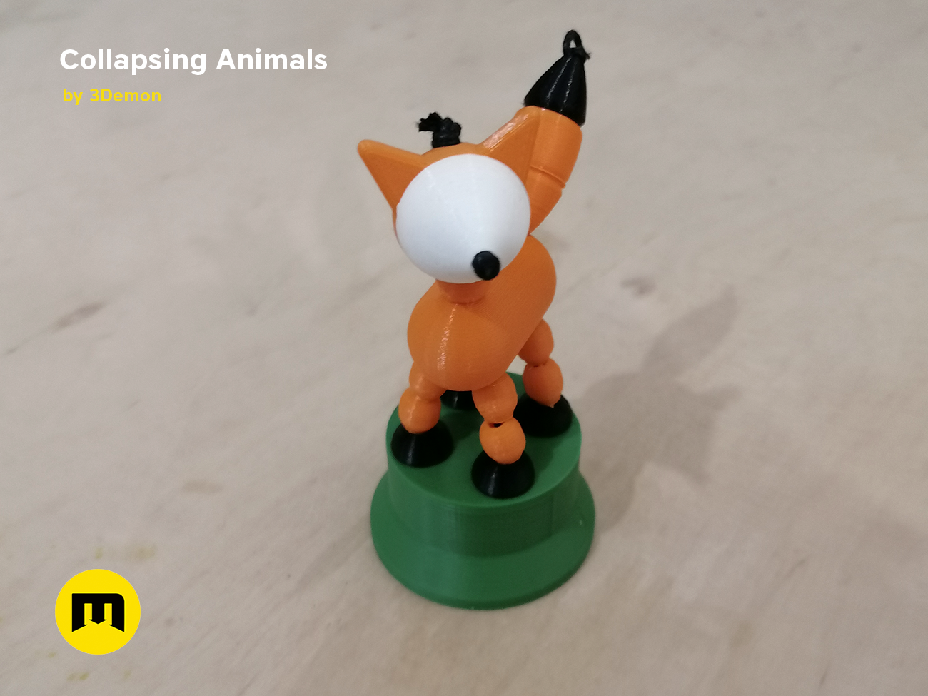 Collapsing Animal Toys by 3Demon | Download free STL model | Printables.com