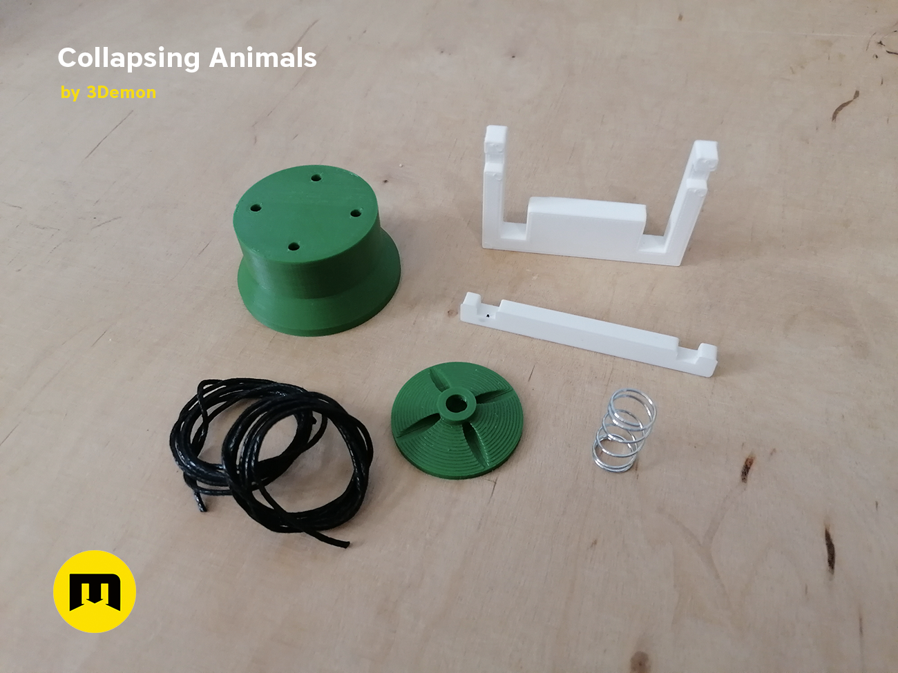 Collapsing Animal Toys by 3Demon | Download free STL model | Printables.com