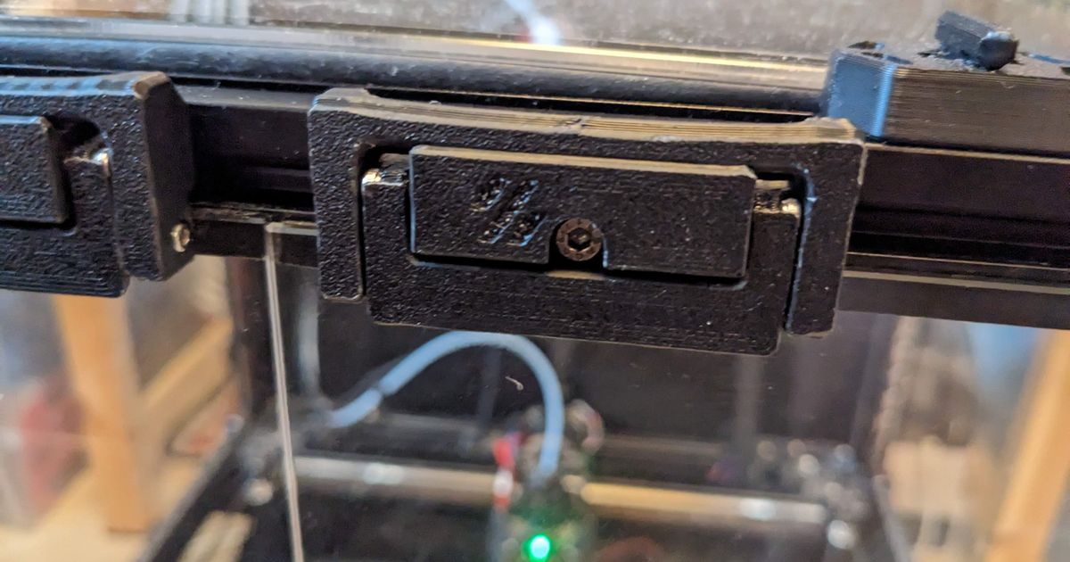 Wide voron panel snap latch with lip using m2 screws by MikeyMike ...