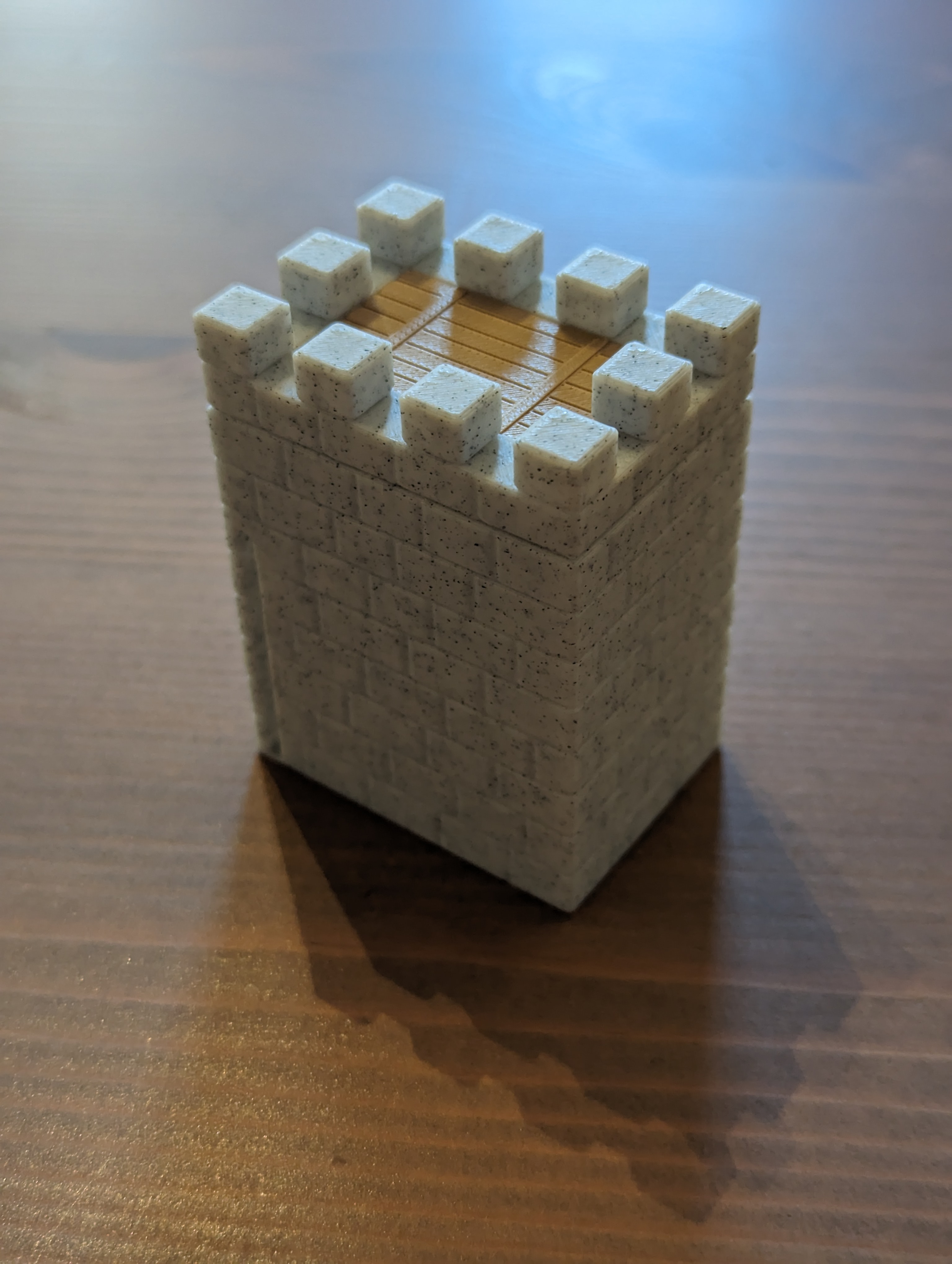 Inspiration Coin with Textured Castle Tower Storage and Rolling Slit by ...