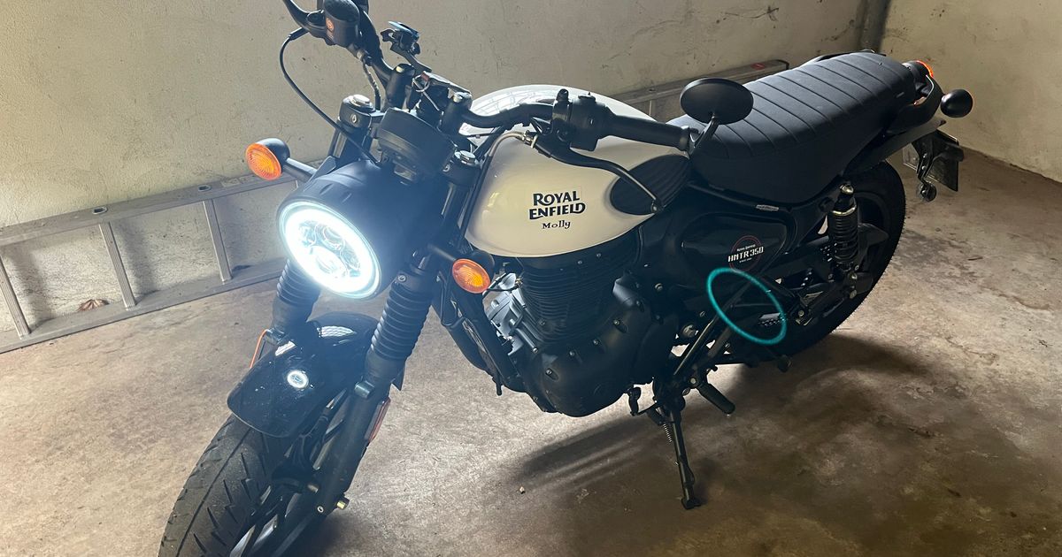LED headlight mod for Royal Enfield Hunter 350, mod. 2022/23 by Florian ...