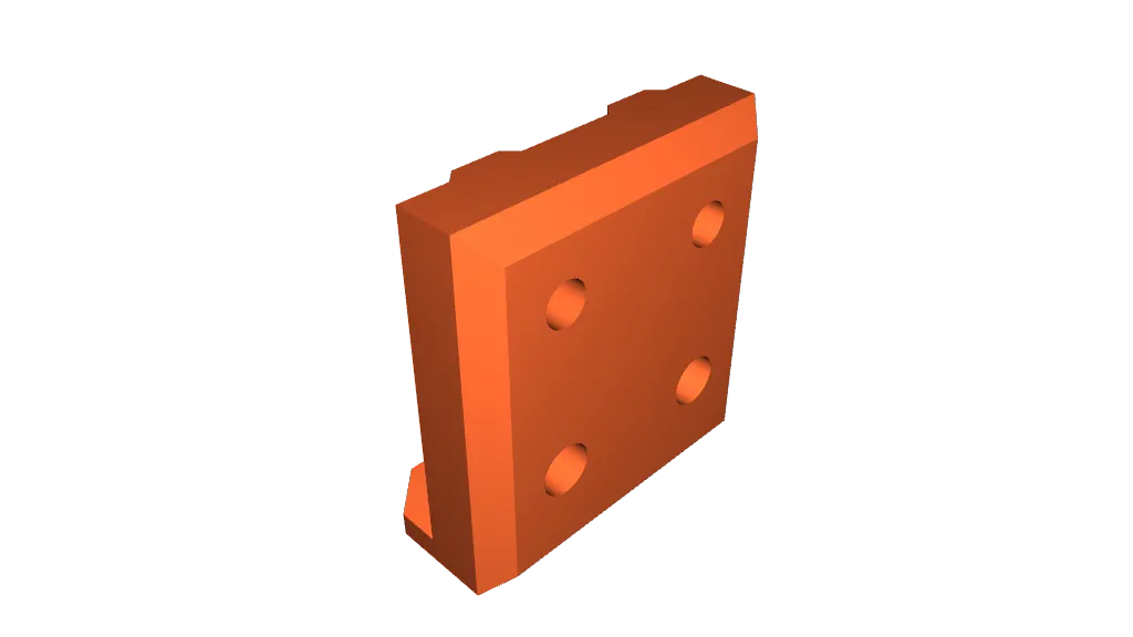 Drill Guide for corner 4020 Aluminum Extrusion Profile by Behnam ...