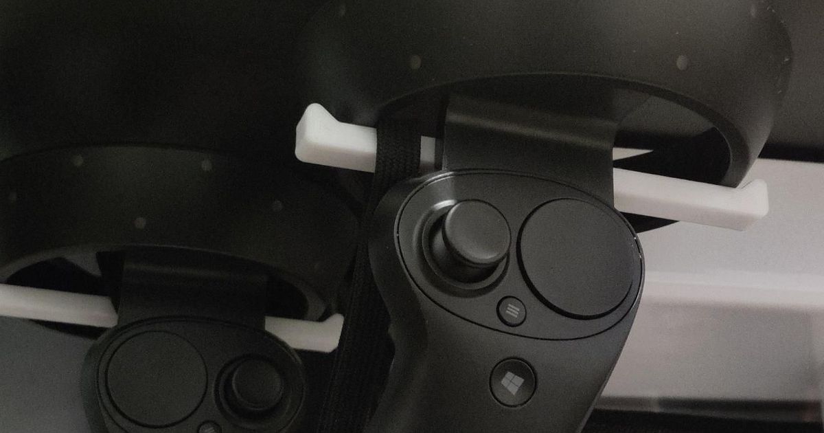 Odyssey+ WMR Controller Under Table Hanger by valpackett | Download ...