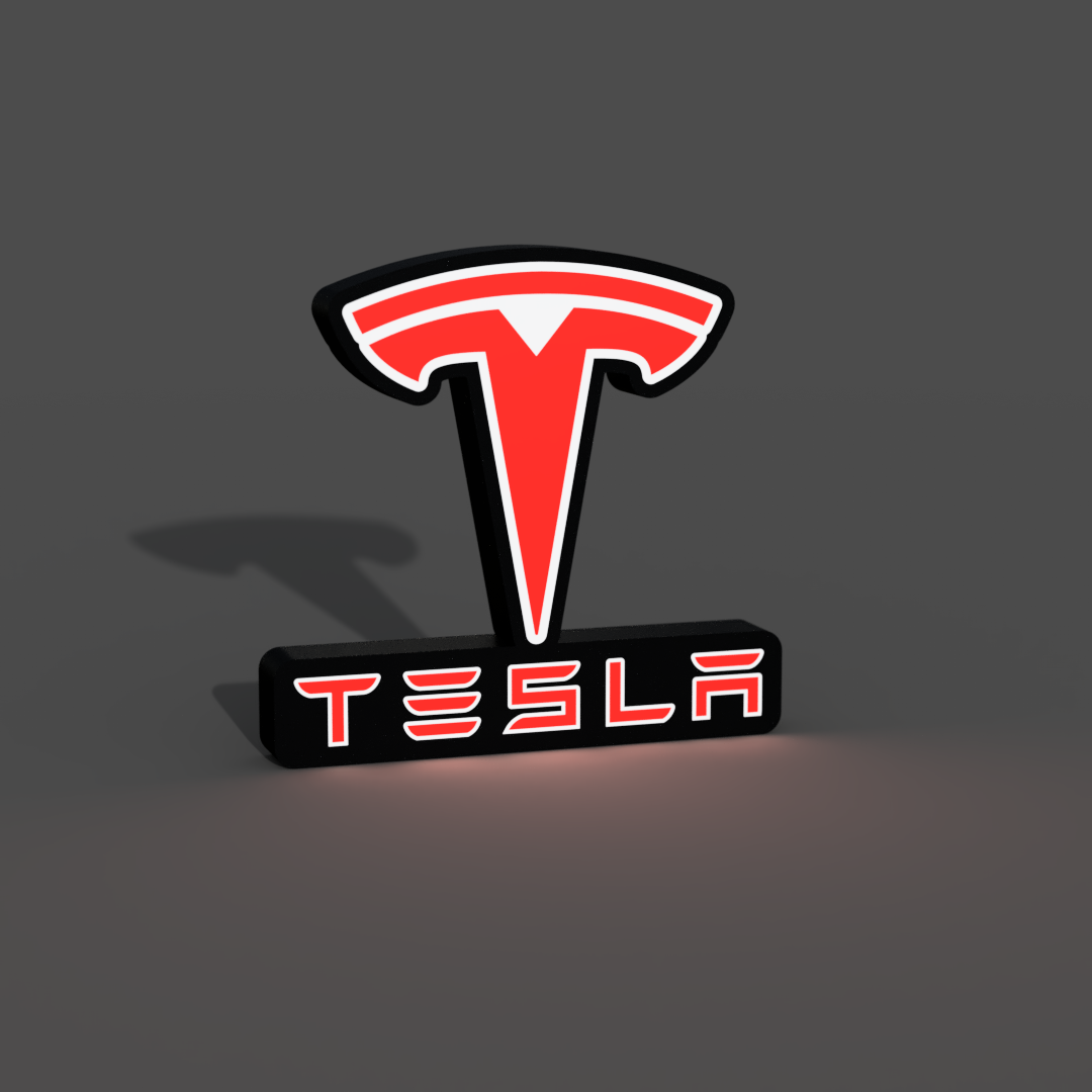 Tesla Lightbox LED Lamp by braga3dprint | Printables Store