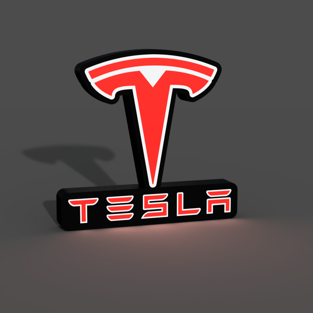 Tesla Lightbox LED Lamp by braga3dprint | Printables Store