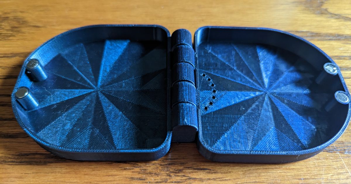 Square Hinged Retainer Case with Magnetic Closure by Lexi Dreamer ...