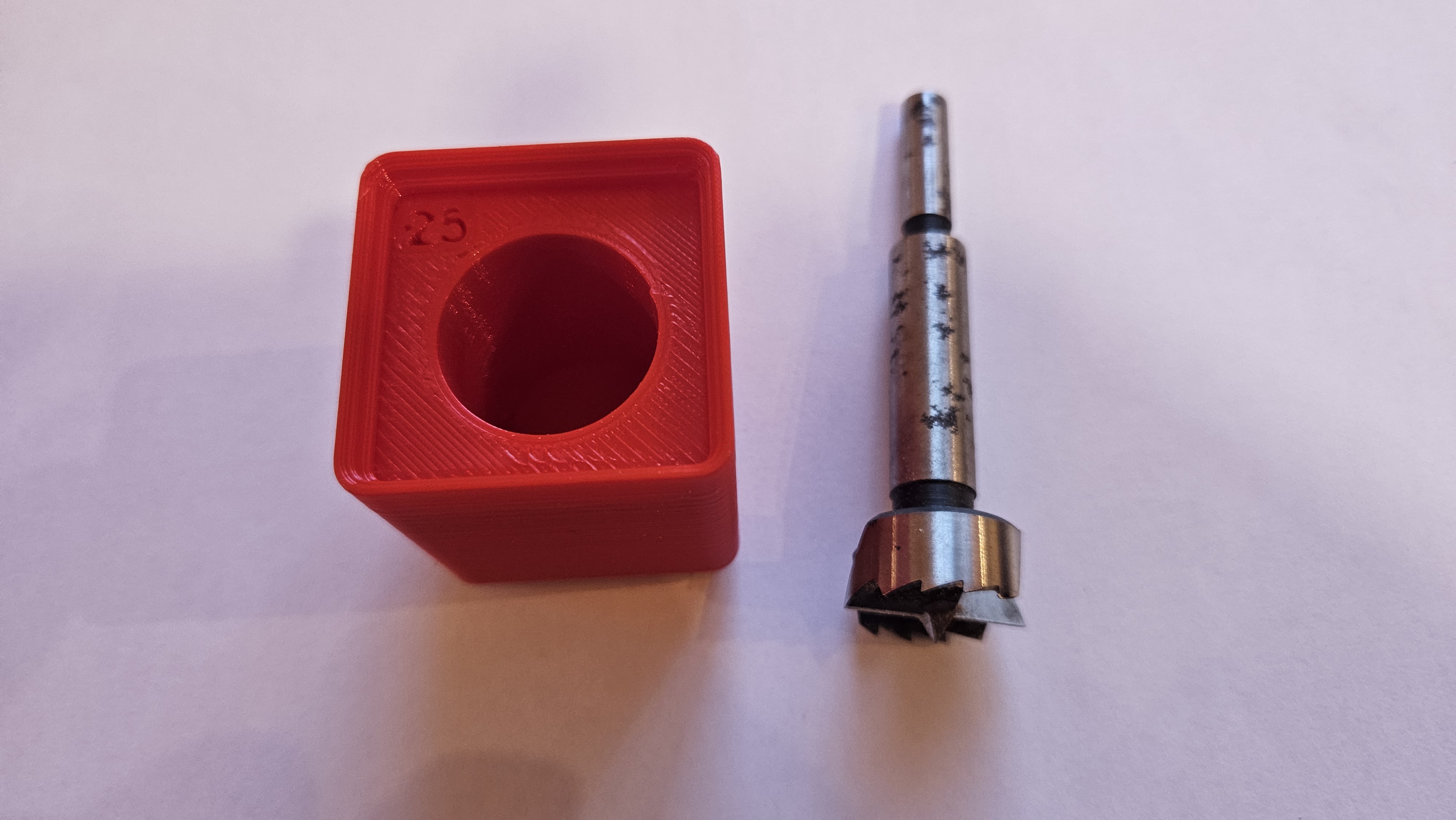 GRIDFINITY Forstner Drill Holder 25 mm by Chiram | Download free STL ...