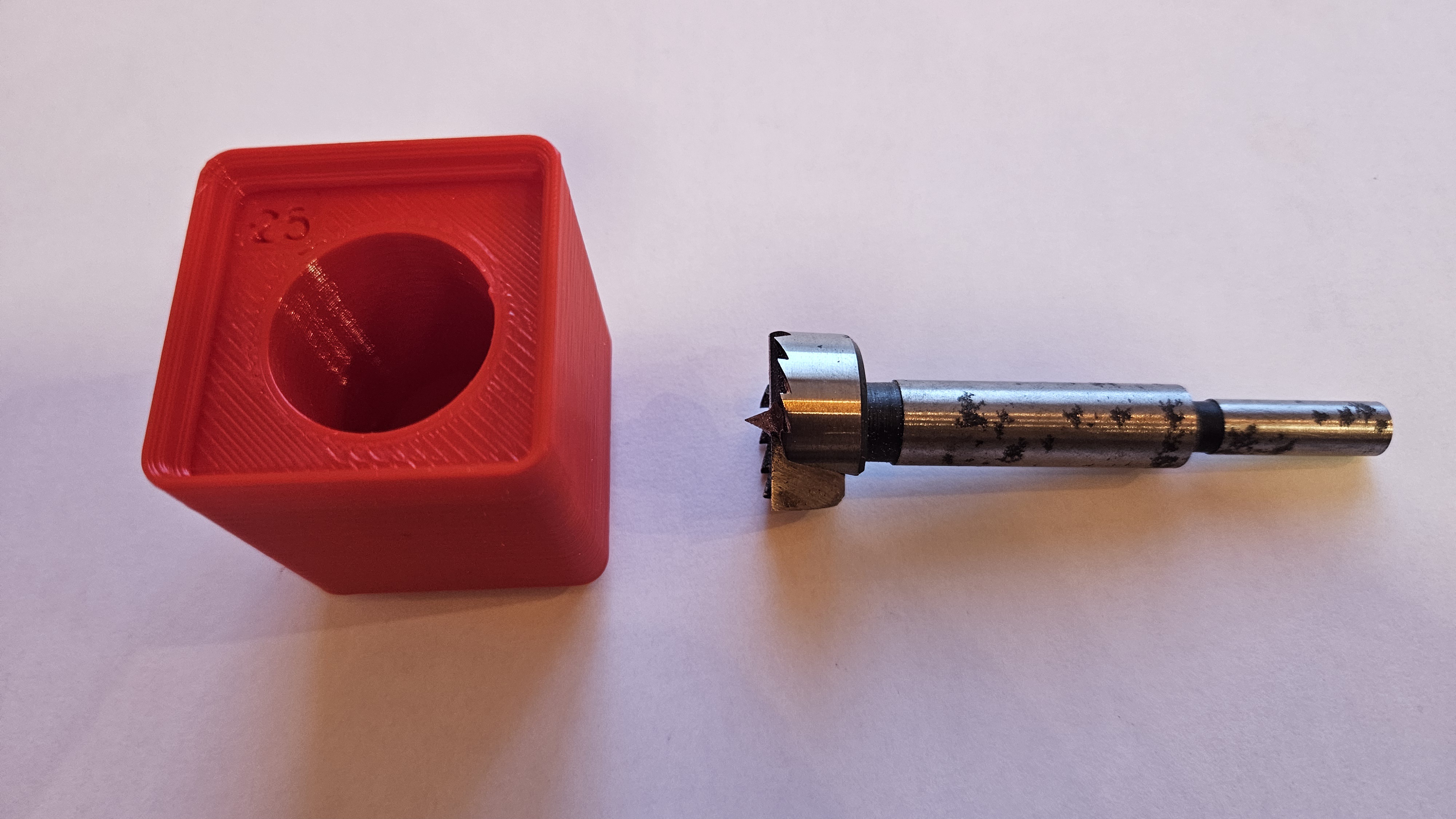 GRIDFINITY Forstner Drill Holder 25 mm by Chiram | Download free STL ...