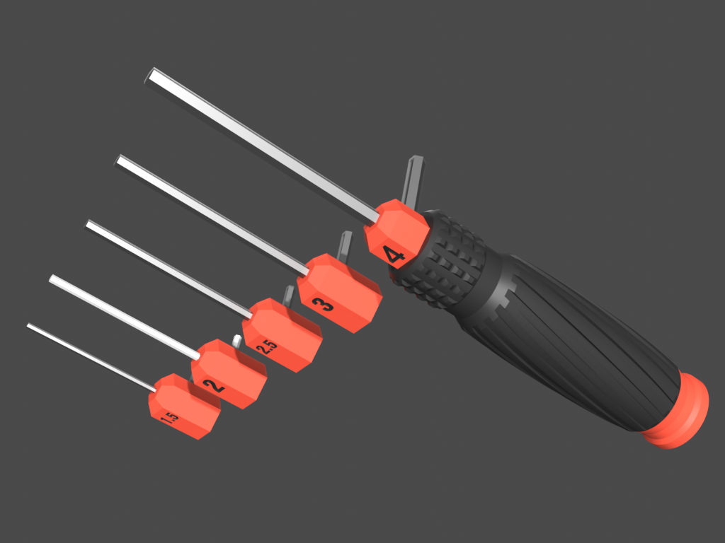 My Allen Key Handle By Rtx101 Download Free Stl Model