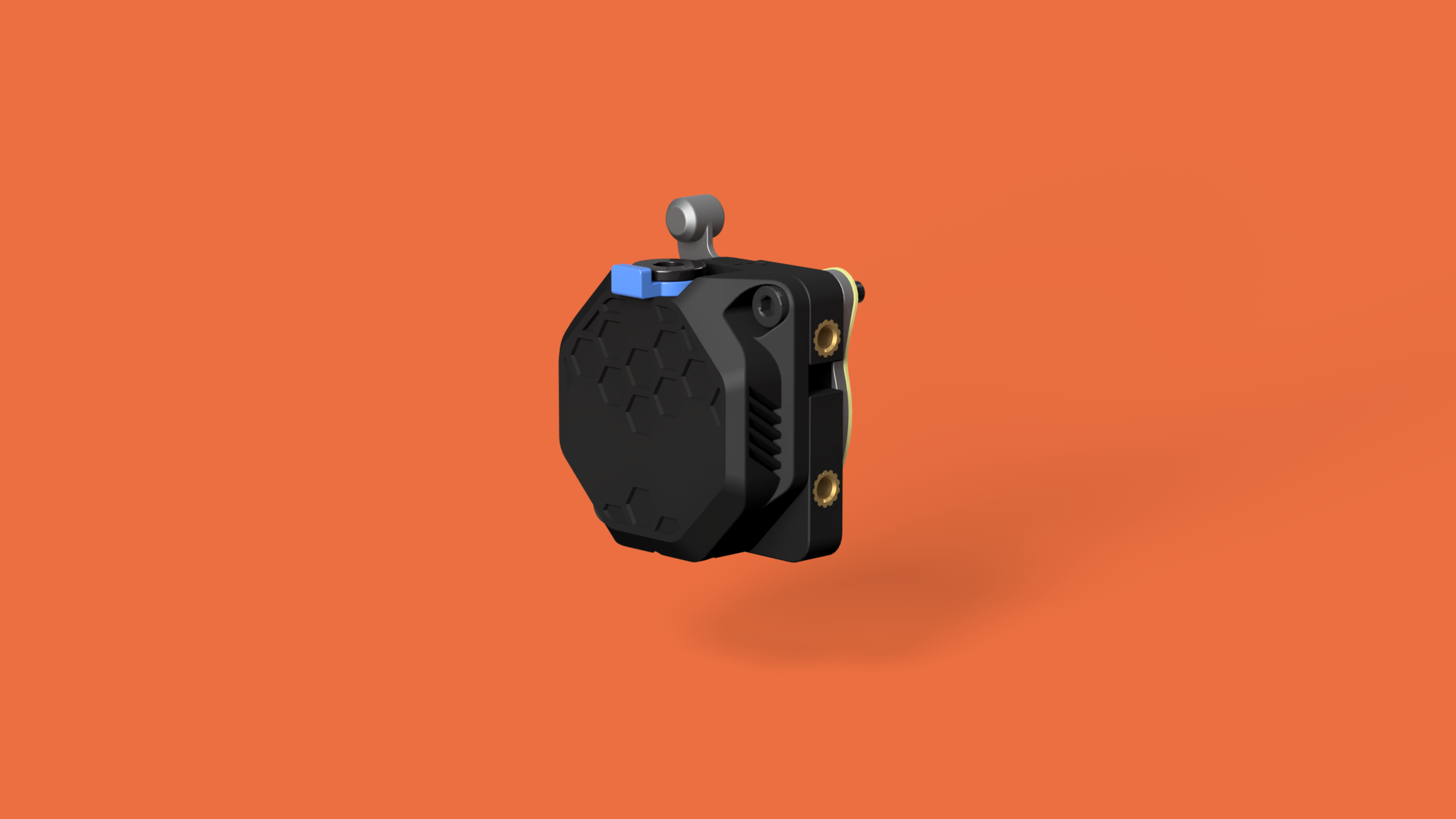 Creality K1 Extruder Cover with stock or pneumatic bowden fitting by ...