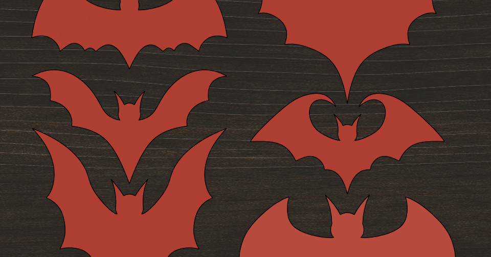 2d bats - 2 by Ts3D | Download free STL model | Printables.com