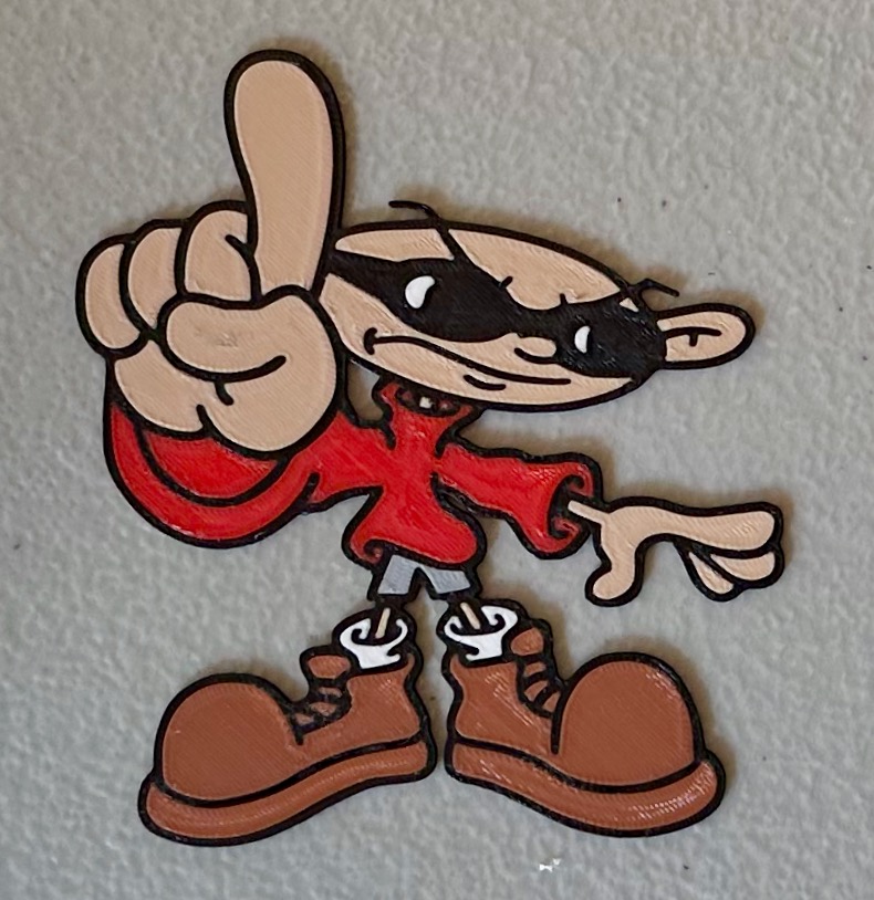 Multicolor Nigel Uno Magnet by wotfan69 | Download free STL model ...