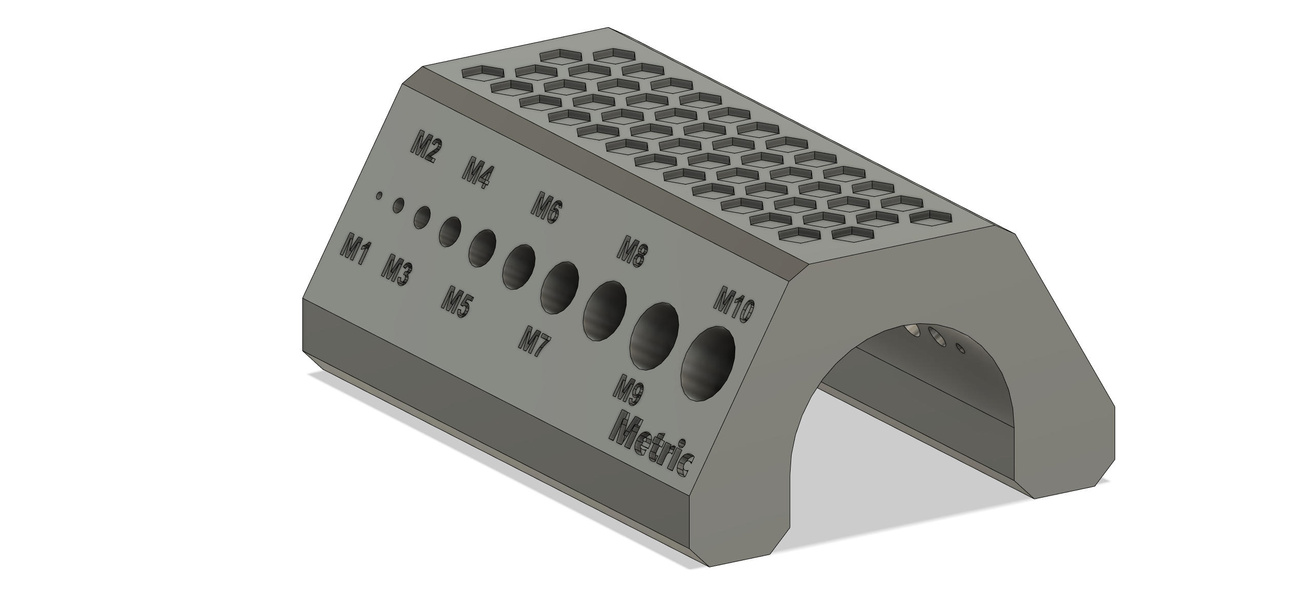 Round Drilling Guide Block Parametric By Thehamburglar Download Free Stl Model