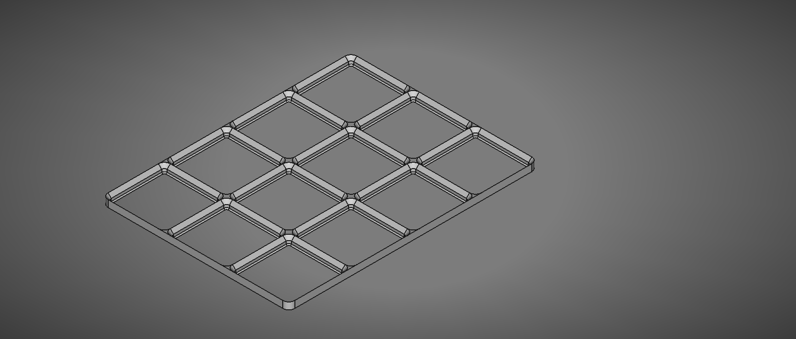 Freecad Gridfinity Parametric Baseplate By Stu142 Download Free Stl Model