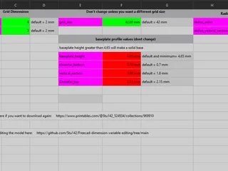 FreeCAD Gridfinity Parametric Baseplate by Stu142 | Download free STL model | Printables.com