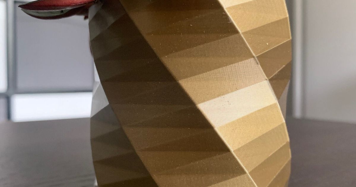 Octagon faceted vase by steynBerens | Download free STL model ...