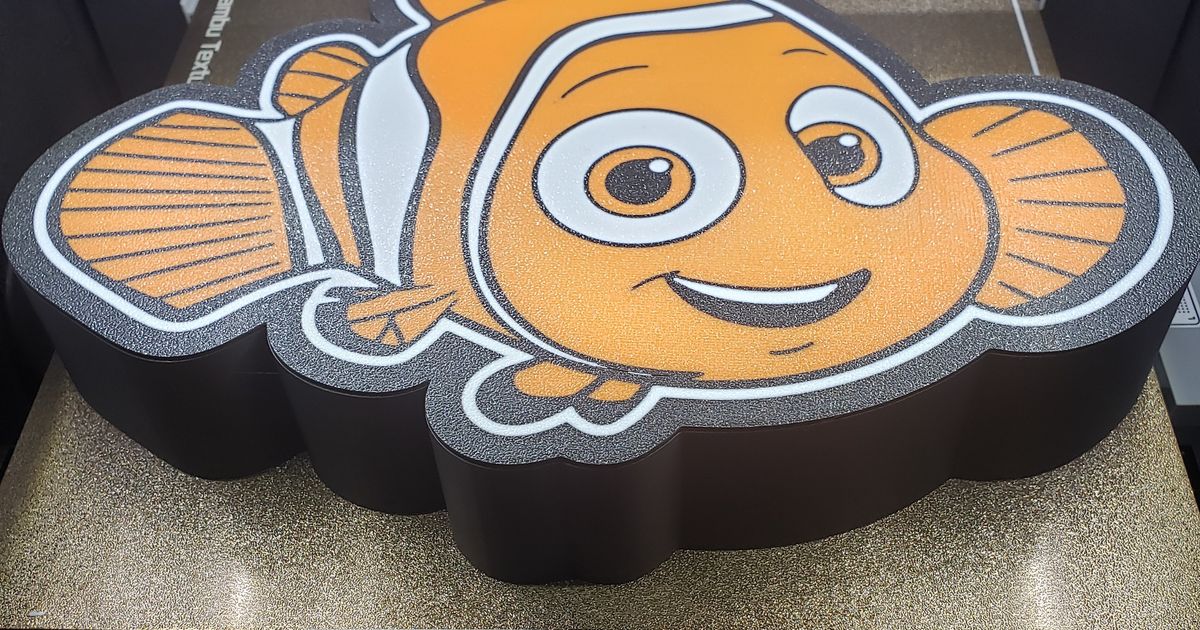 Finding Nemo Lightbox by Jason Tatum | Download free STL model ...
