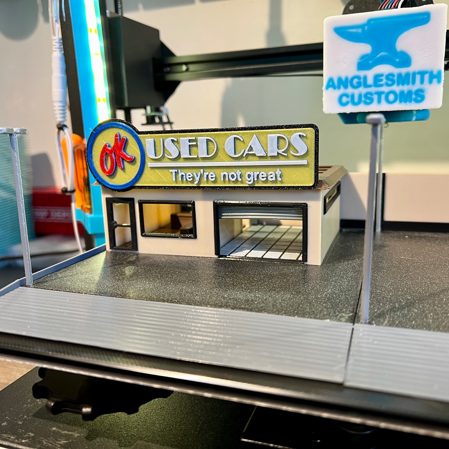 OK Used Car Lot Sign for GigaPenguin Used Car Lot by Anglesmith_Customs ...