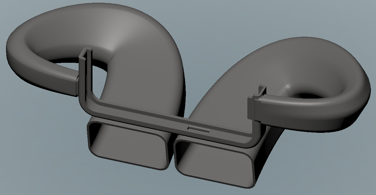 iPhone Stereo Sound Horns by jattie | Download free STL model ...