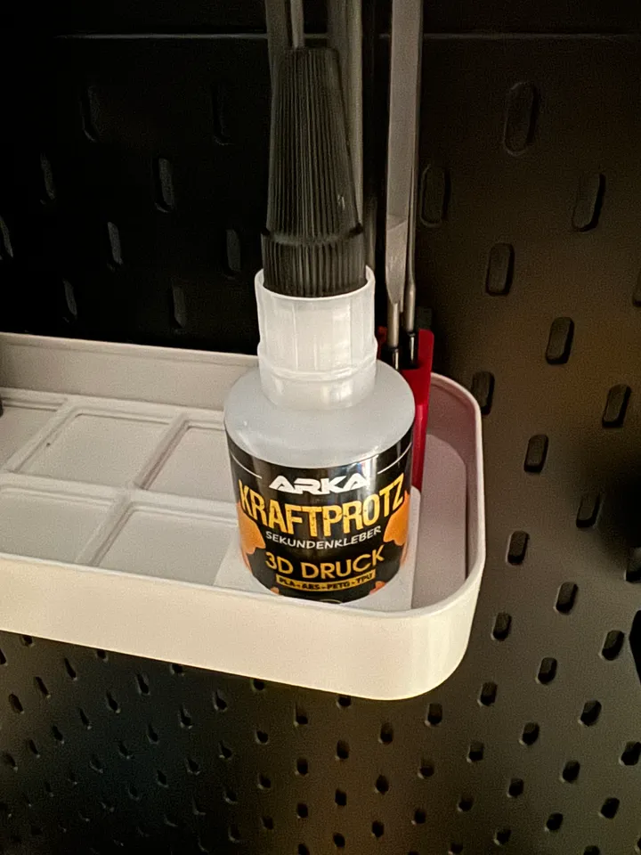 Gridfinity Holder for Kraftprotz Super Glue by Bashbear | Download free ...
