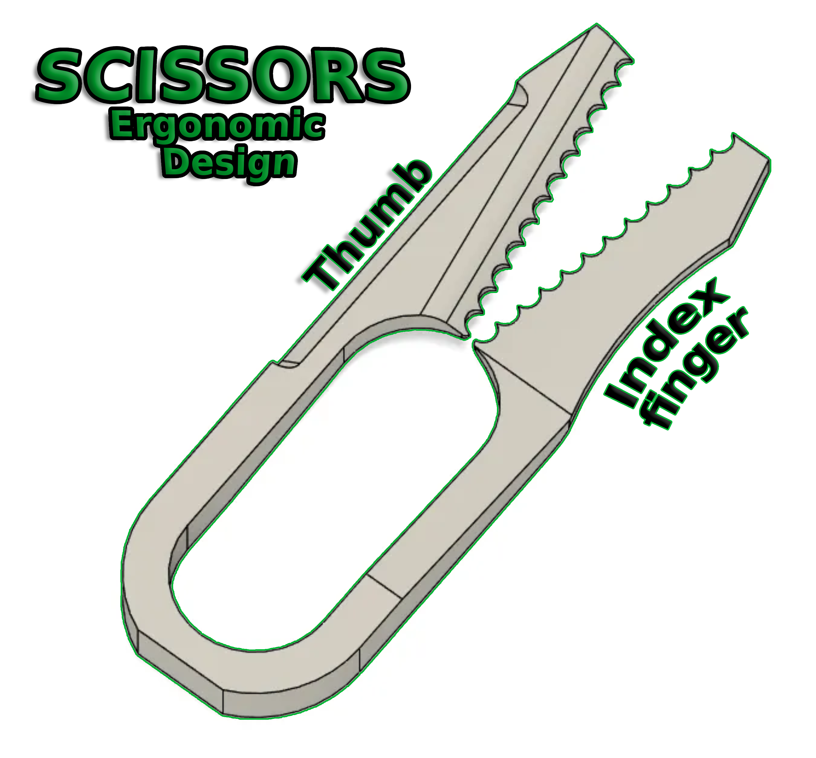 Scissors or small snippers for soft plants by BroknP | Download free ...