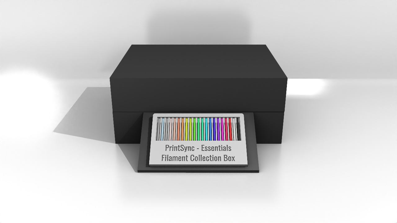 FILAMENT SAMPLE BOX & CARD by PrintSync | Download free STL model ...