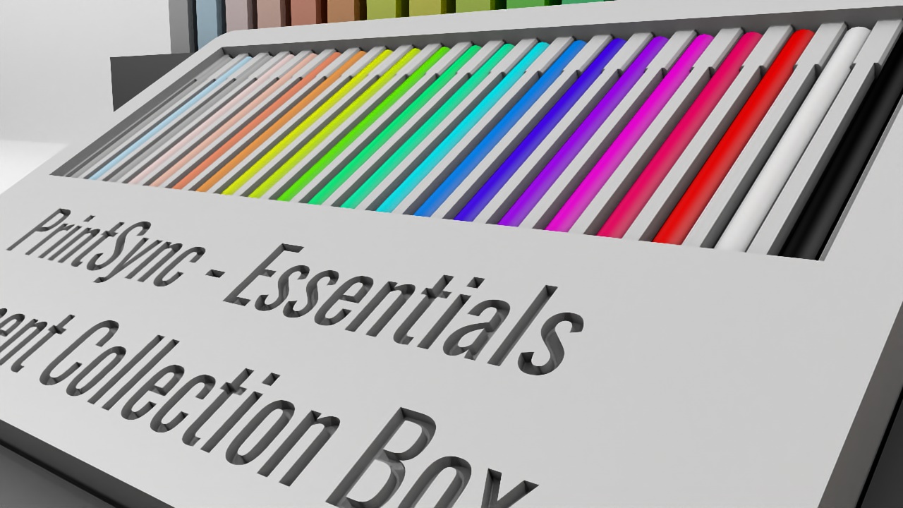 FILAMENT SAMPLE BOX & CARD by PrintSync | Download free STL model ...