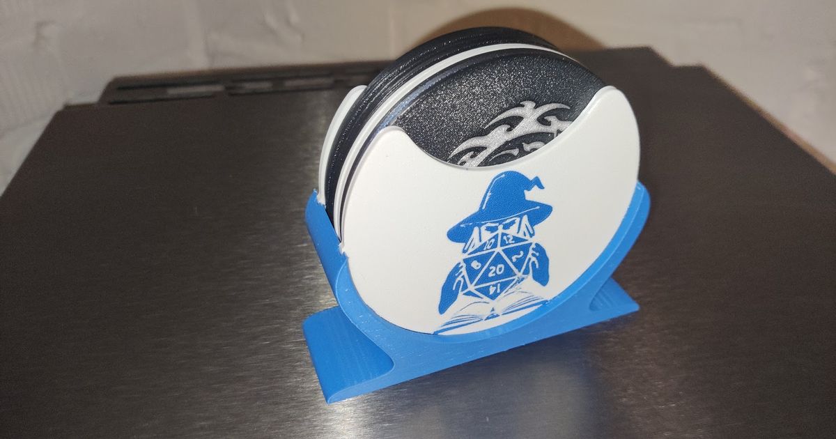Coasters Stand by cv6Channel | Download free STL model | Printables.com