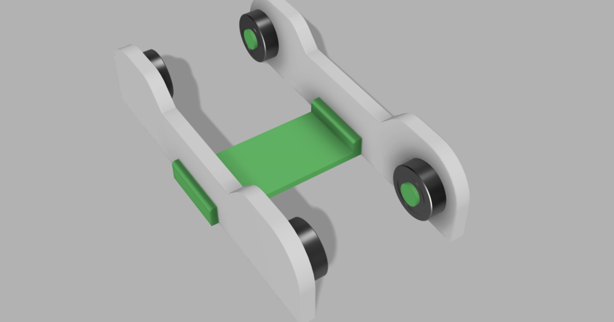 Filament Spool Holder/Roller by Sem3D | Download free STL model ...