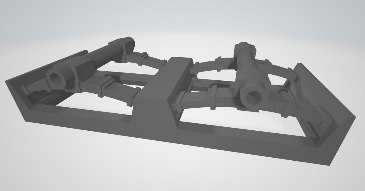 Container Chassis truck for 3mm axle - SMO by Manimal | Download free ...