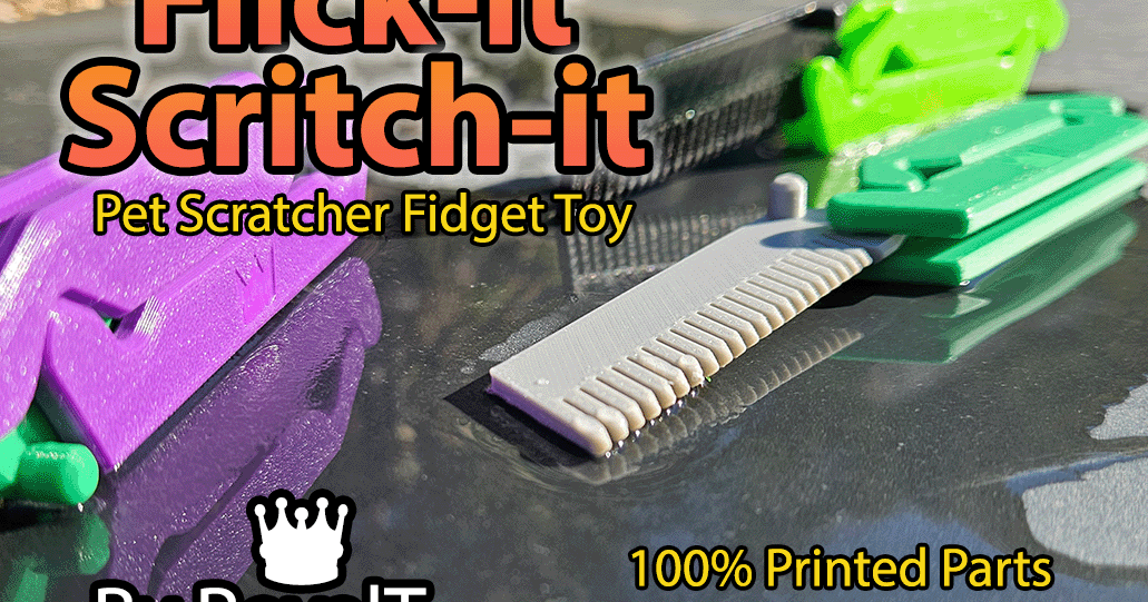 Flick-it Scritch-it [Pet Scratcher Fidget] by Royal T | Download free ...