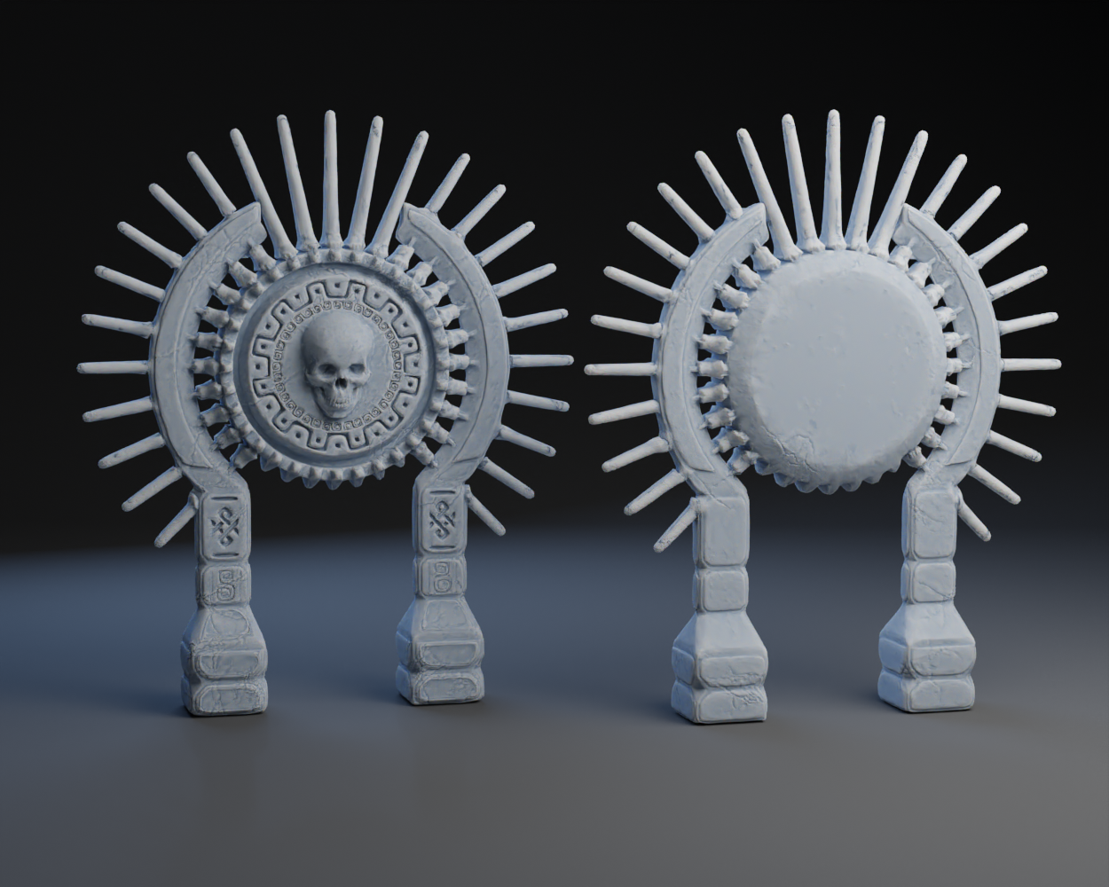 Skull Gate by Peter Farell | Download free STL model | Printables.com