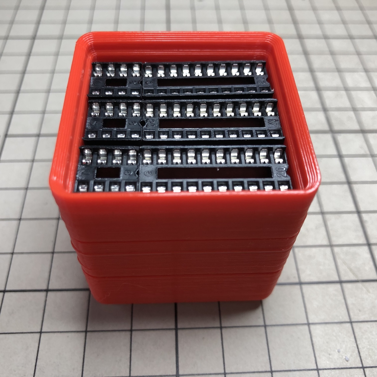Gridfinity DIP IC bin by NovemberKou | Download free STL model ...