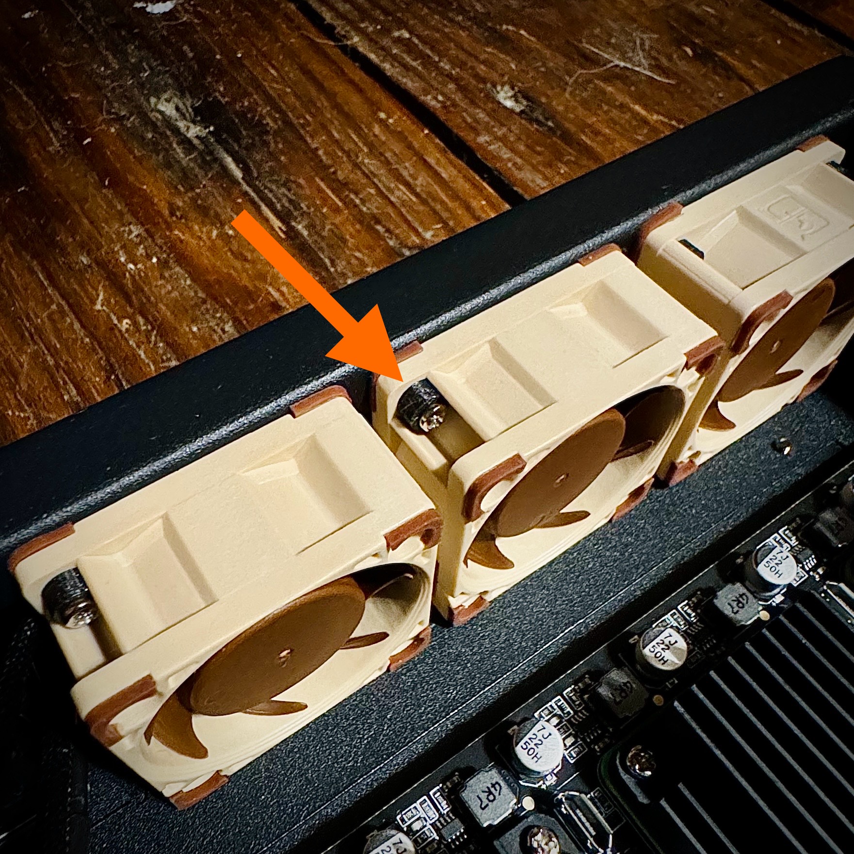 Adapter for Replacing Stock Fans with Noctua in DeskPi Super6C Case by ...