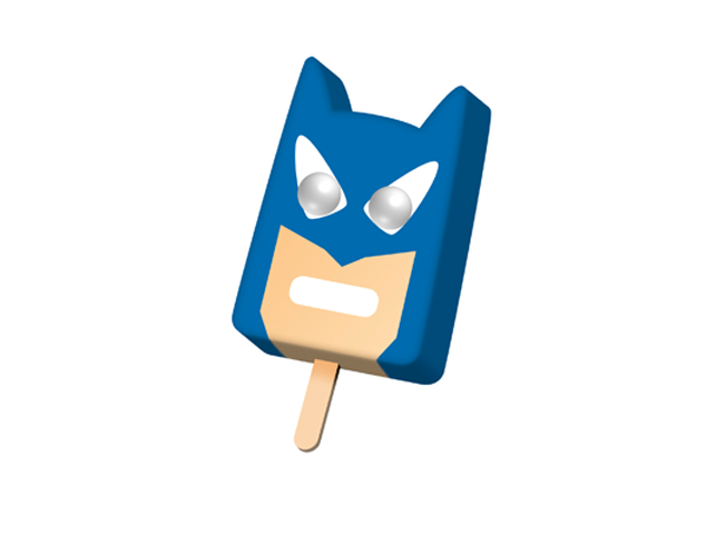 Batman Popsicle by Deacon Skywalker | Download free STL model ...