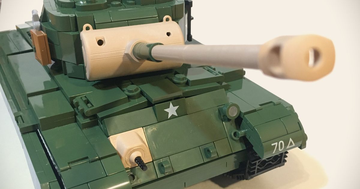 Cobi M26 Pershing Upgrade Parts by yoyothechicken | Download free STL ...
