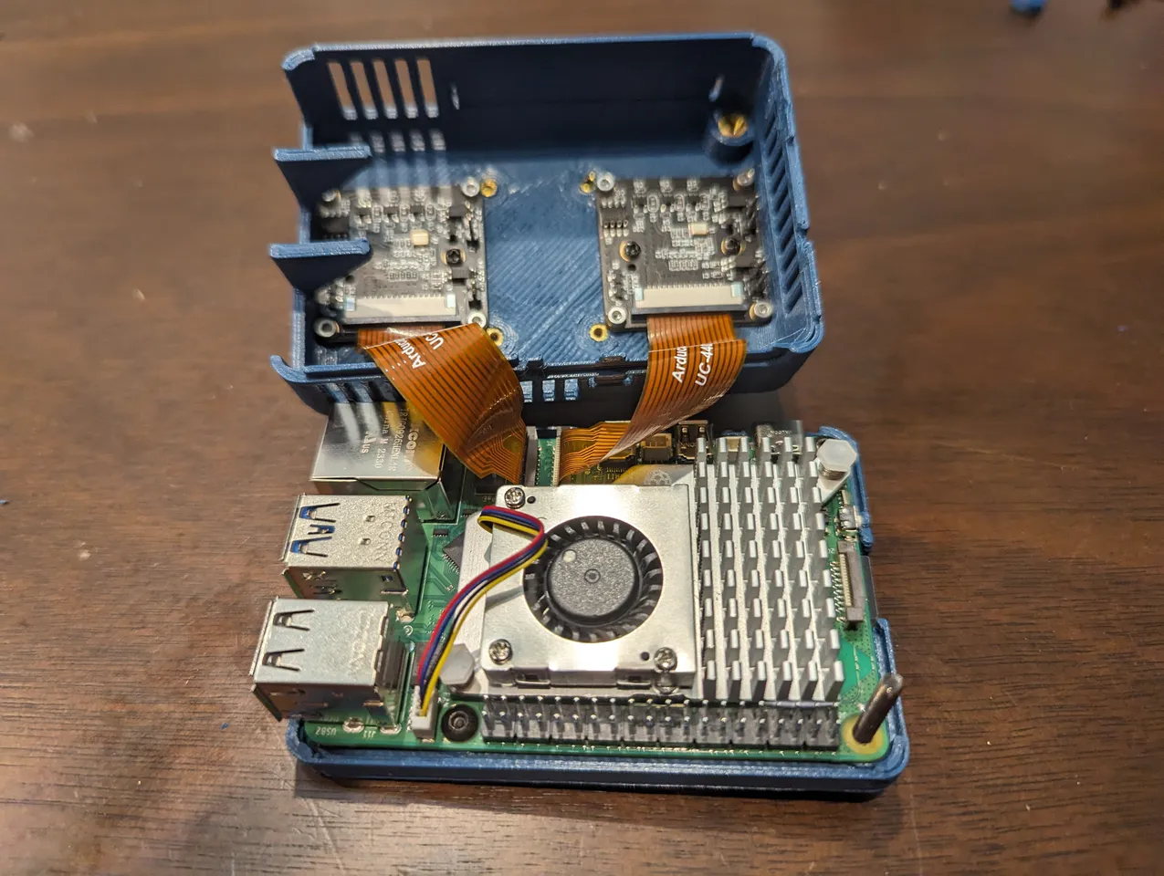 Raspberry Pi 5 (RPI5) Stereo Camera and IMU Case (Open Source 6DOF Tracker Project) by Peter ...