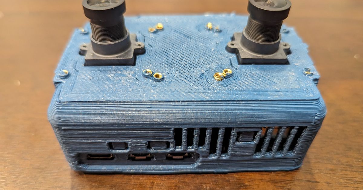 Raspberry Pi 5 (RPI5) Stereo Camera and IMU Case (Open Source 6DOF ...