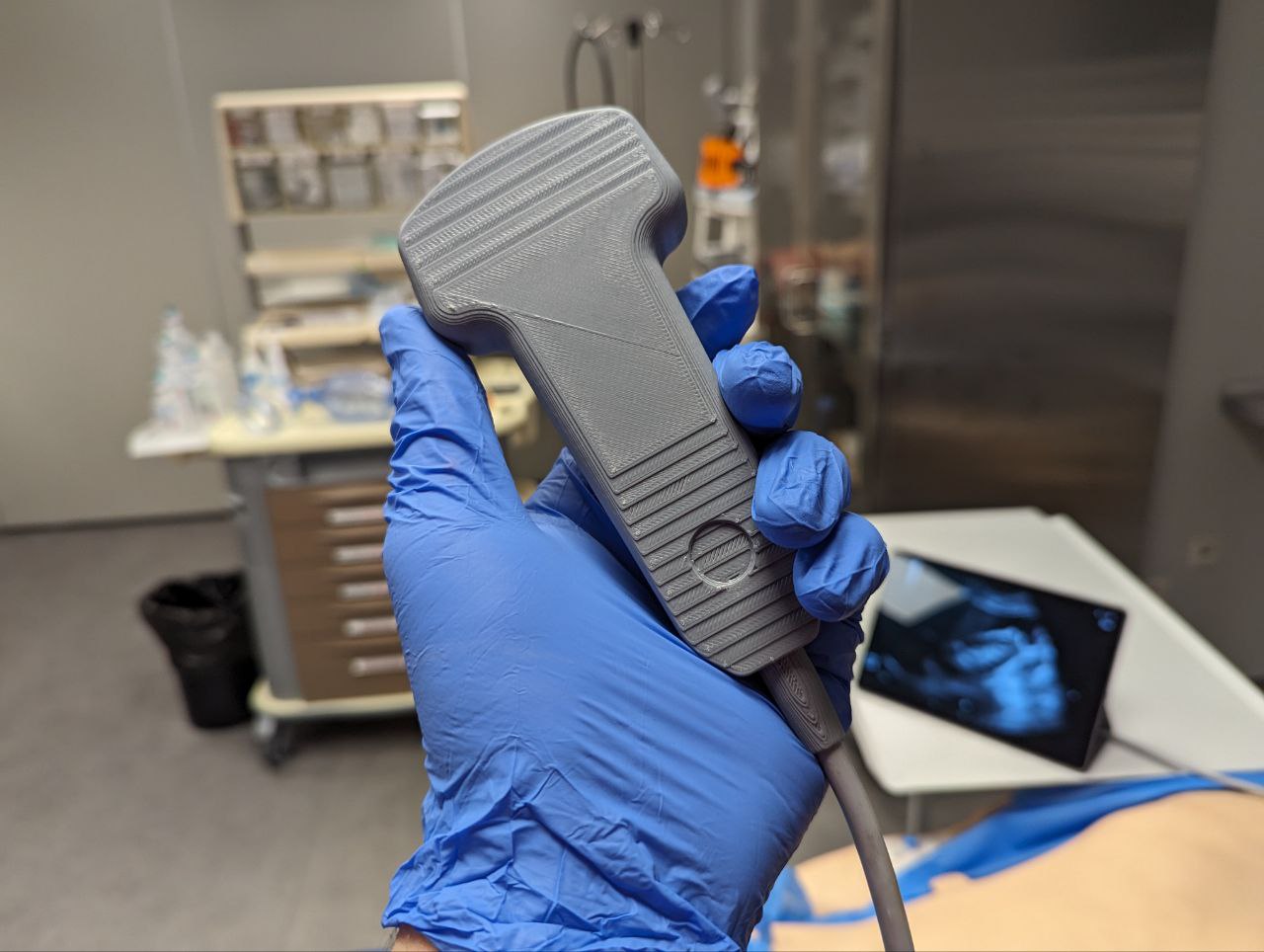 USG curvilinear probe prop for healthcare simulation by Aleksandrs ...