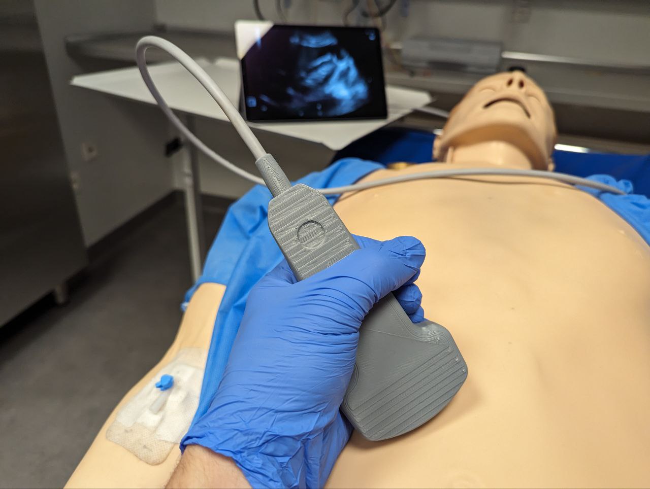 USG curvilinear probe prop for healthcare simulation by Aleksandrs ...