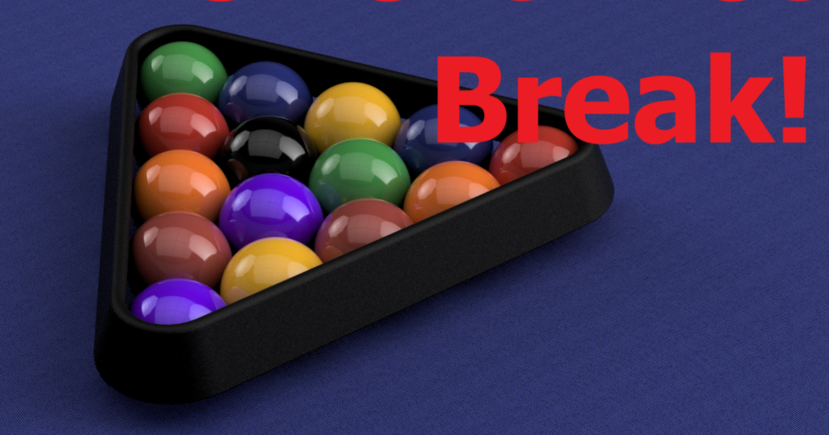 angular Billard triangle / Rack / Frame (billiard/pool/billard) by ...