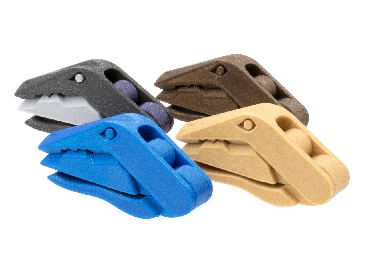 Dino Clip Mechanical CAM Chip Clip PRINT IN PLACE Od Autora Sneaks