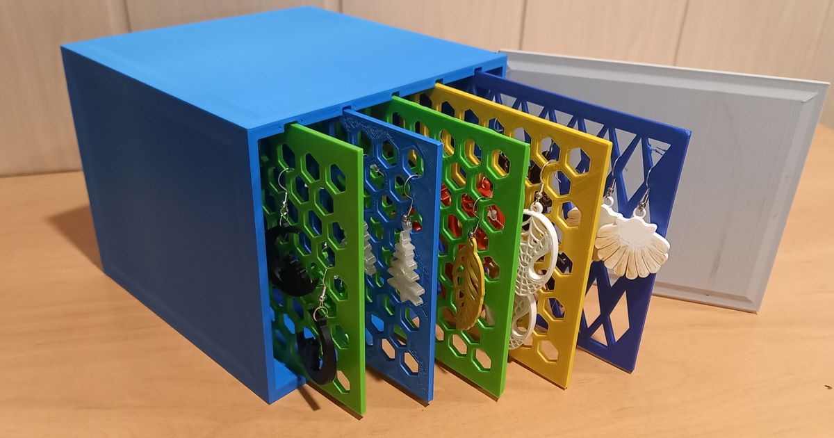 earrings box by Kasienka | Download free STL model | Printables.com