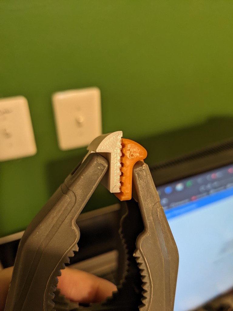 HDX Nylon Spring Clamp Foot Pad by Maddox Mishou | Download free STL ...