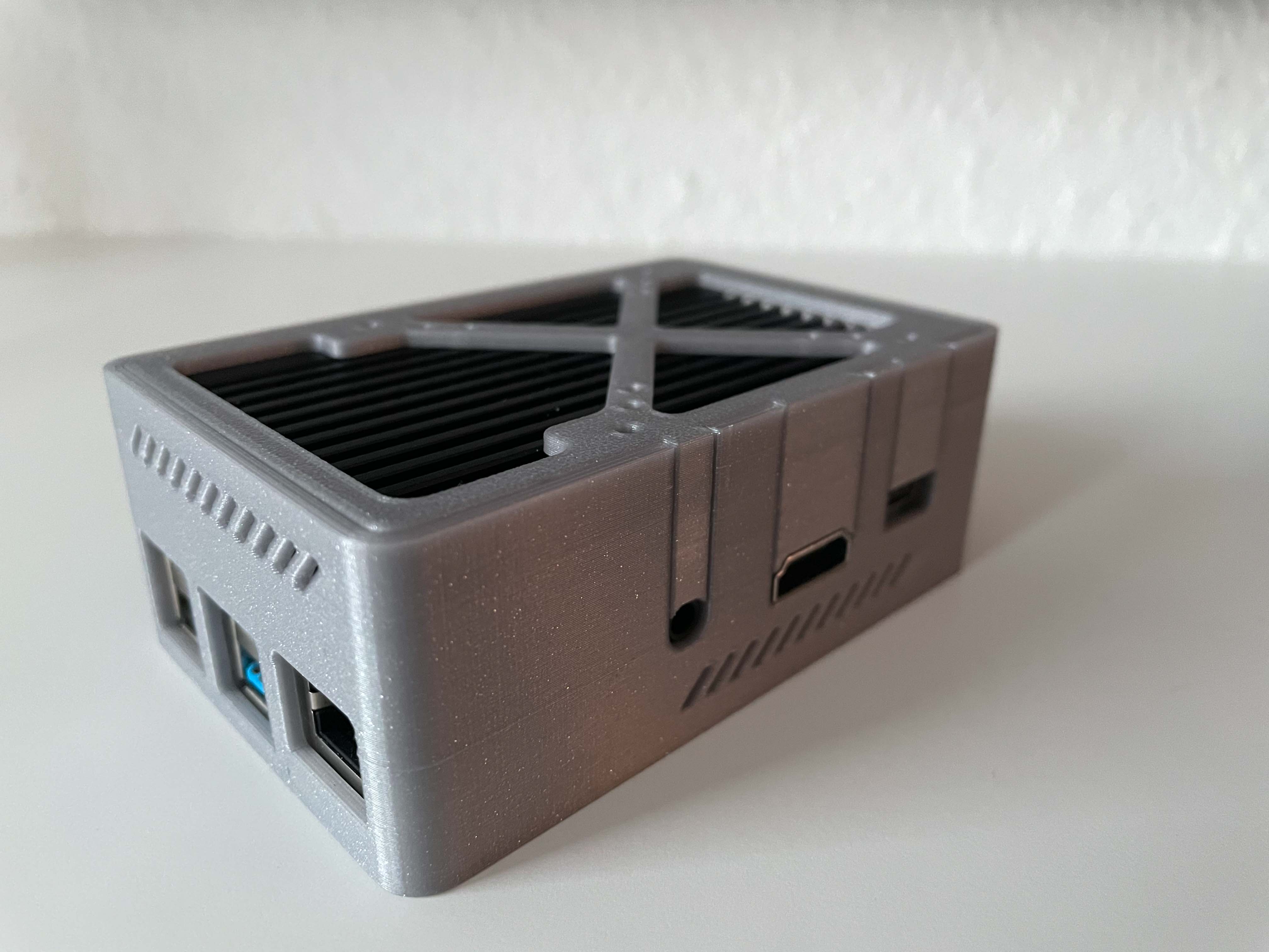 Rock Pi 4 (with heatsink) case by xaxas | Download free STL model ...