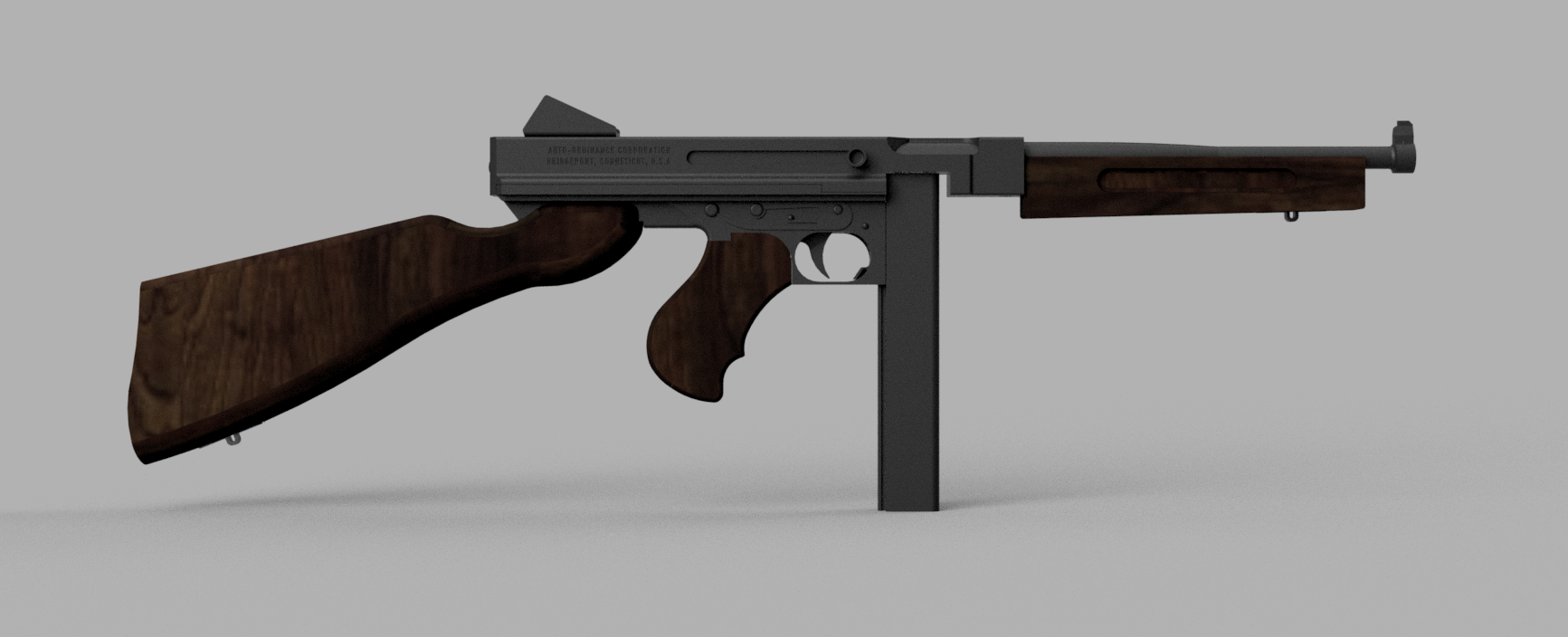 WW2 Thompson M1A1 Easy Print & Assembly par Andrew Williams ...