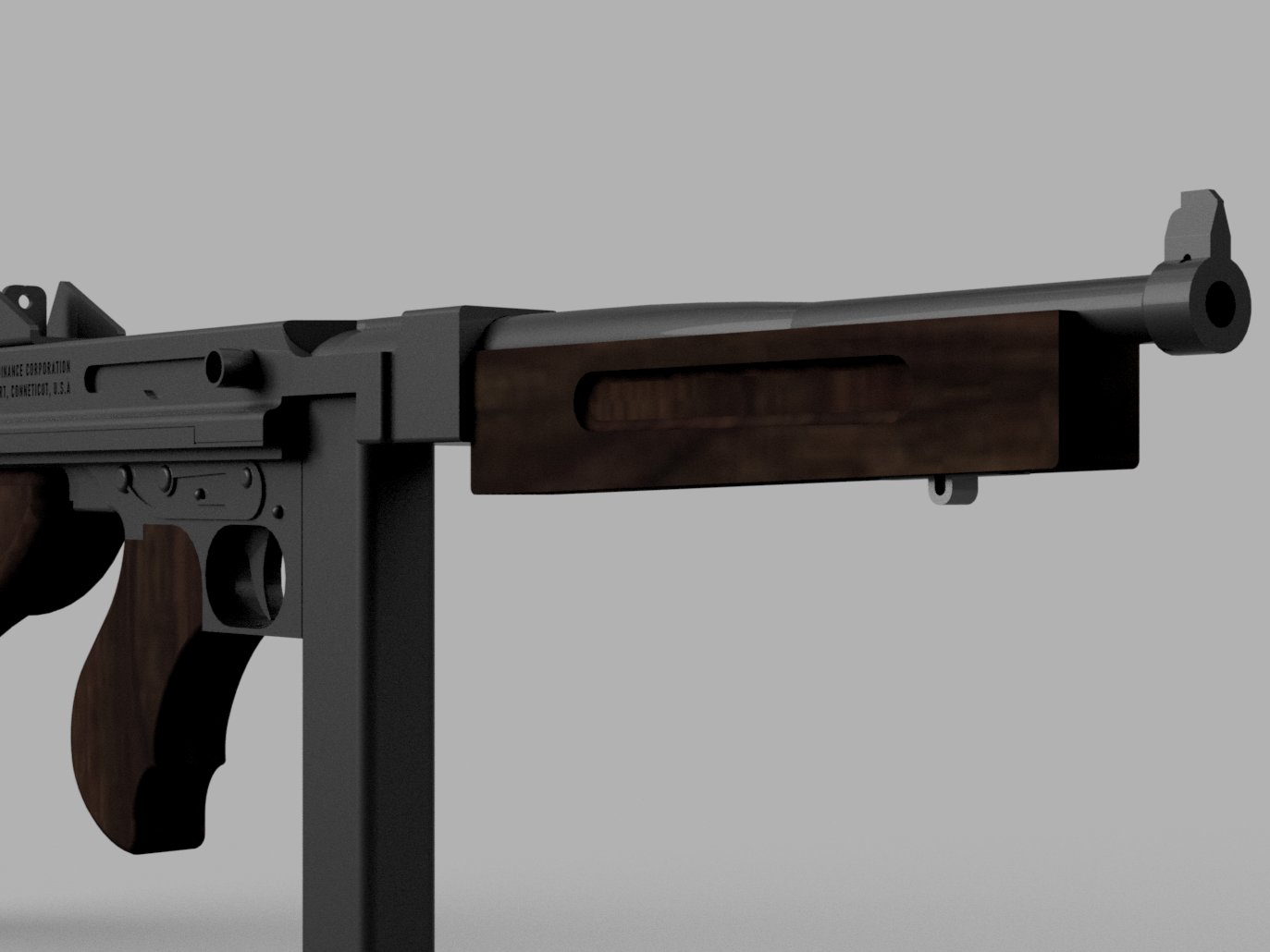 WW2 Thompson M1A1 Easy Print & Assembly par Andrew Williams ...