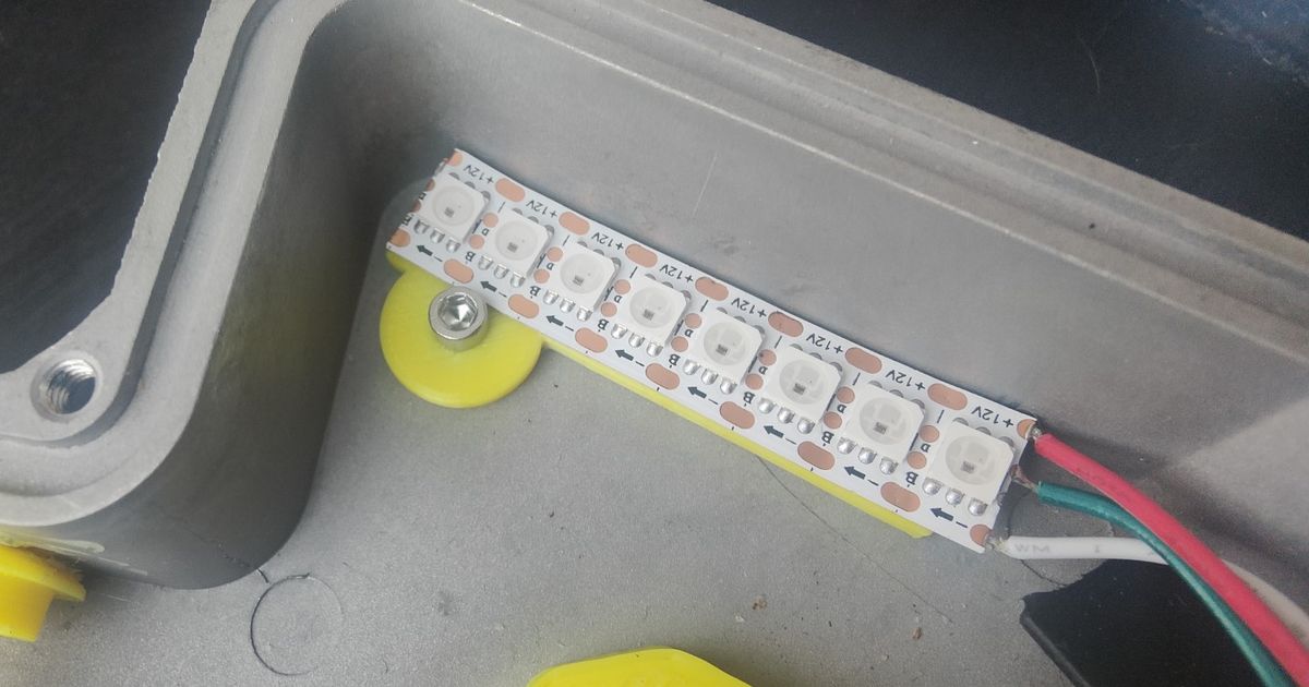 LED strip holder VESC Onewheel by WizardPC | Download free STL model ...