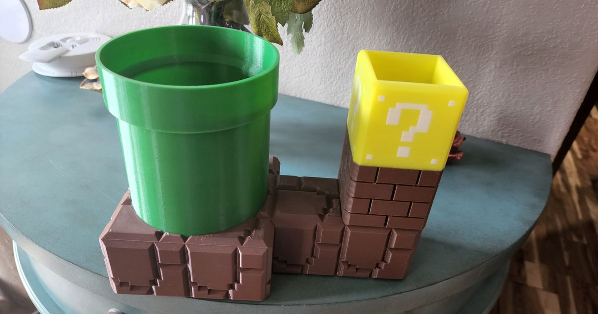 Mario pipe planter by Eklypz | Download free STL model | Printables.com