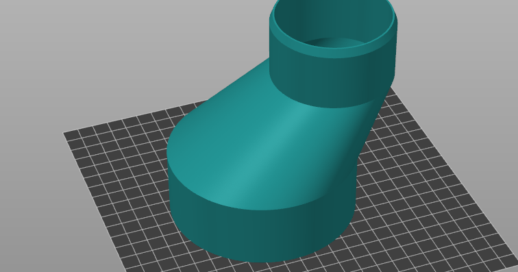 Pipe reduction 45mm offset. by Damian Breza | Download free STL model ...
